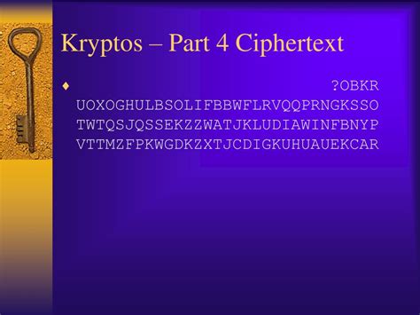 Ppt Kryptos And The Cyrillic Projector Powerpoint Presentation Id3429805