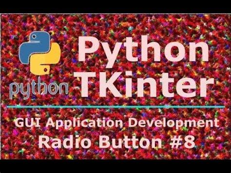 Python Tkinter Radio Button YouTube