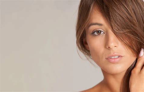 Wallpaper Girl Long Hair Smile Beautiful Pretty Lips Face