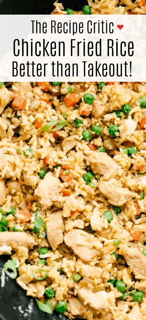 Better Than Takeout Chicken Fried Rice Recipe Concepts