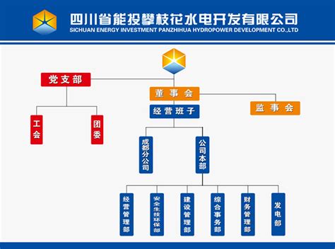 组织架构 四川省能投攀枝花水电开发有限公司
