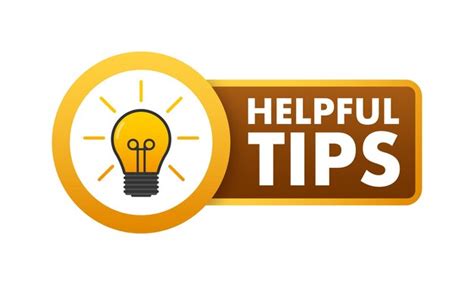 Premium Vector Helpful Tips Icon With Light Bulb Information And Guidance Vector Illustration