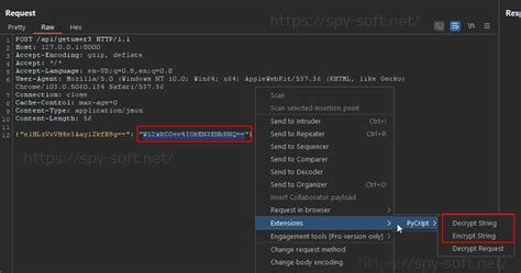 PyCript расширение Burp Suite для обхода шифрования