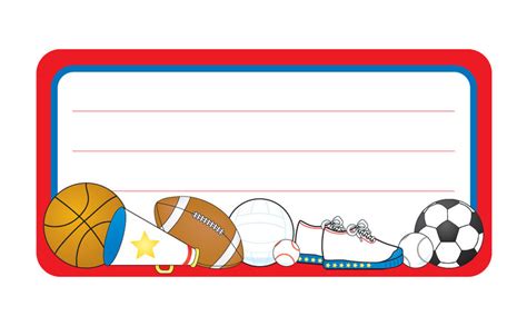 Soccer Name Tags