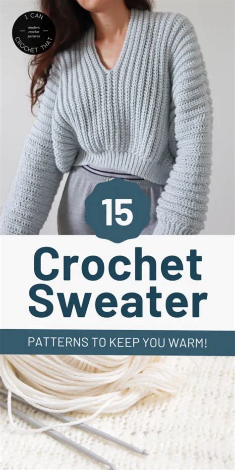 Crochet Sweater Patterns To Keep You Warm This Winter