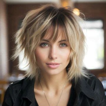 These Shaggy Bobs With Bangs Are So Chic Youll Want To Call Your Stylish ASAP Choppy Bob