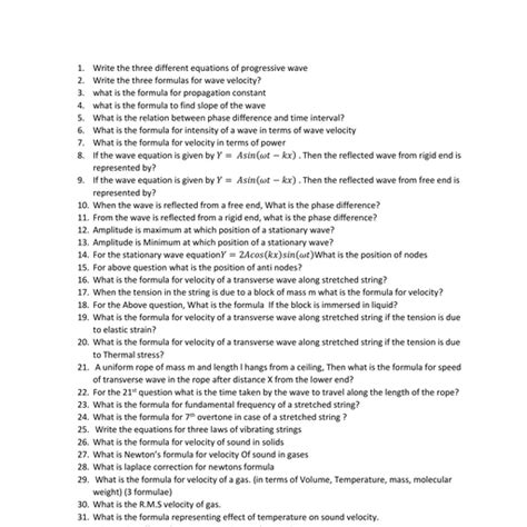 Waves Physics Assignment Teachmint