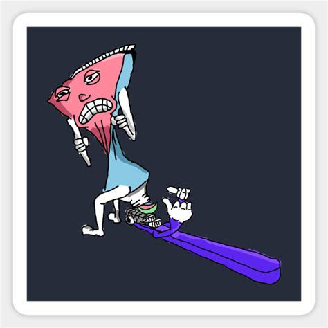 The Toothbrush Funnytee Sticker Teepublic