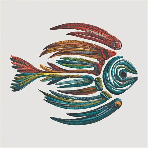 Fishbone Diagram Art Premium Ai Generated Image