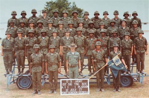 A 1 1 Boot Camp Fort Gordon Georgia 1977 Army 1st Sig Trng Bde A