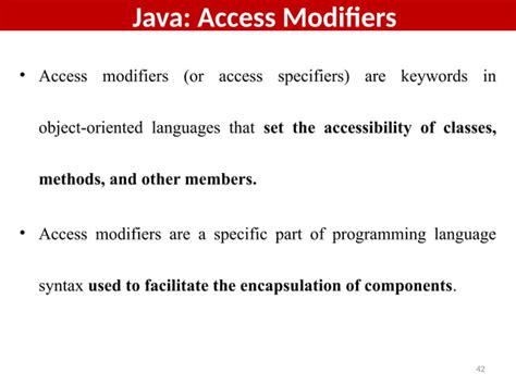 Object Oriented Programming Part 1 Of Unit 1 Ppt