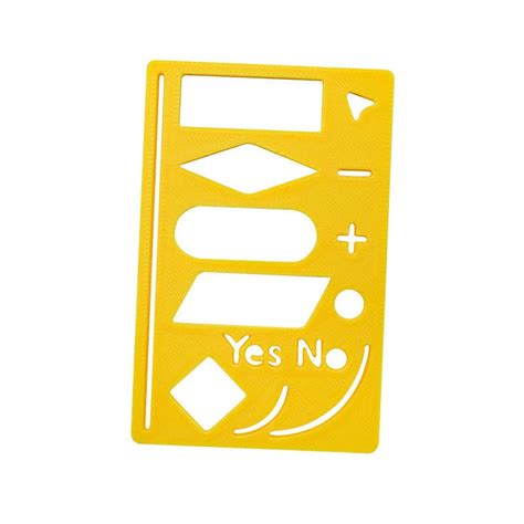 Flowchart Template Geometry Stencil Tool For Scrapbooking Note Taking