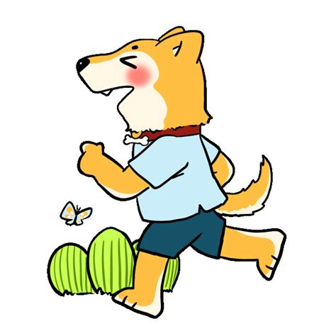 千库网 动物宠物小狗出游游玩走路卡通动图gif GIF编号53334 花瓣网