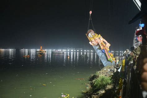 Pics Ganesh Nimajjanam At Tank Bund