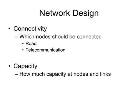 Transportation Network Analysis And Optimization Pptx Computer