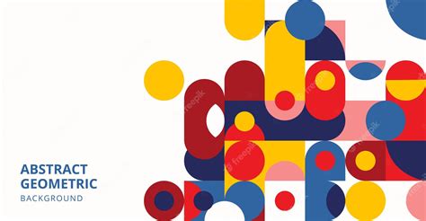 Premium Vector Flat Abstract Geometric Background Template Free Vector