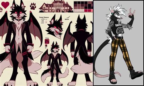 Create A Furry Reference Sheet Fursona Ref Sheet And Custom Furry