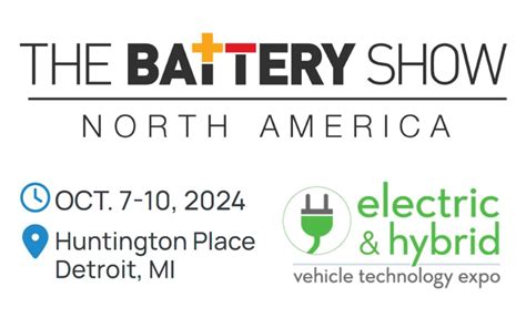 Battery Show 2024 Usa Tickets Reeba Catlaina