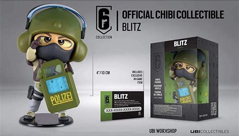 Rainbow Six Siege Collection Series 4 Blitz Chibi Figure