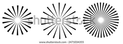 Radial Circle Lines Circular Lines Elements Stock Vector Royalty Free Shutterstock
