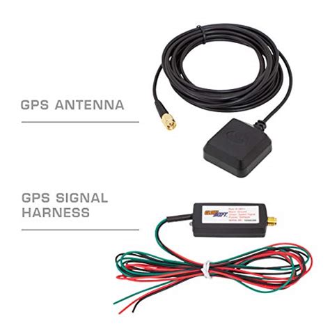 Glowshift Gps Speedometer Sensor Adapter Kit For Speedometer Gauges Antenna Installs To Roof