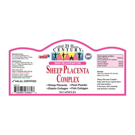 21st Century Sheep Placenta Complex 30s