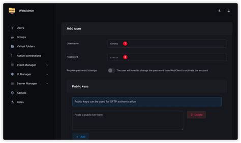 开源SFTP服务器软件SFTPGo 老苏的blog