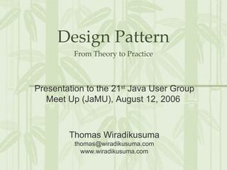 Design Pattern PPT