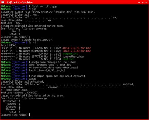 Digup A Console Tool To Update Md5sum Or Shasum Digest Files Ubuntu