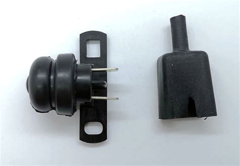 Lucas Style Push Button Stop Rear Brake Light Switch And Rubber Boot Bsa Norton Triumph Rustys