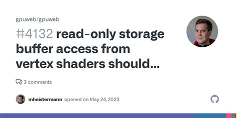 Read Only Storage Buffer Access From Vertex Shaders Should Be Allowed