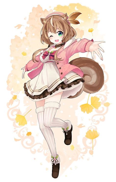 Ayunda Risu Character Design Anime Stylish Artwork