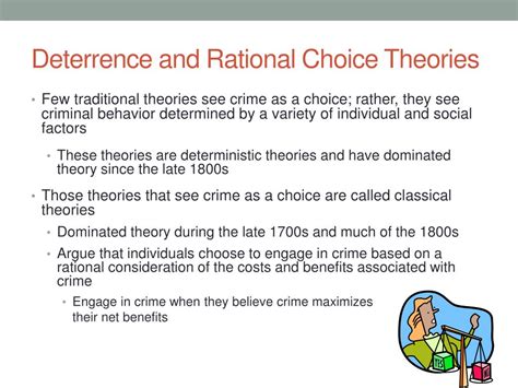 Ppt Reviving Classical Theory Deterrence And Rational Choice