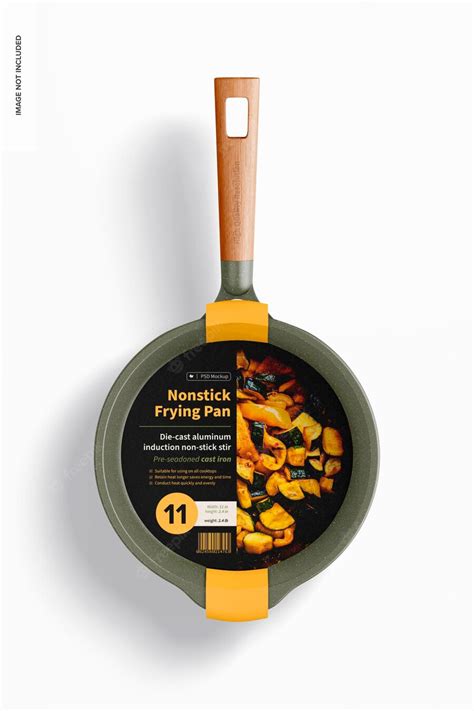 Premium Nonstick Frying Pan Mockup