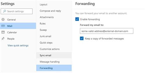 microsoft 365 forwarding mail to external domains minkatec delaware