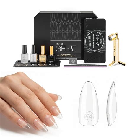 Aprés Gel X Professional Nail Extension Starter Kit 14 Sizes 00 9 W Half Sizes