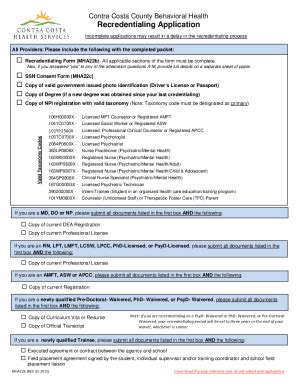 Fillable Online Recredentialing Application REV 08 2020 Pub Fax Email