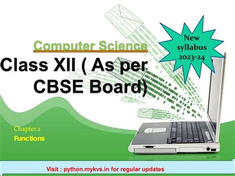 Functions In Python Pptx