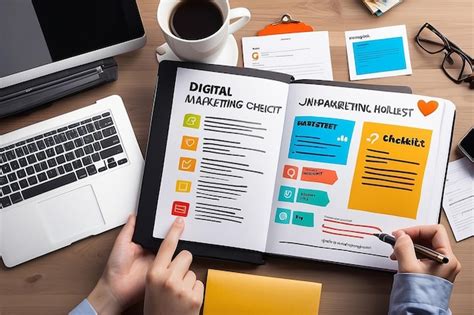 Premium Photo Digital Marketing Checklist