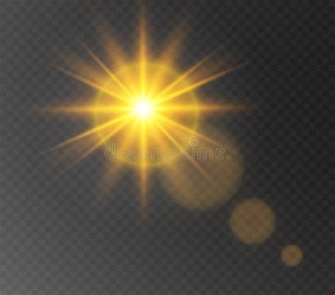 Lumi Re Blanche De Lumi Re Du Soleil Illustration De Vecteur