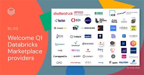Stephanie Rivera On Linkedin Databricks Marketplace Welcomes 42 New Data Providers In Q1 2024