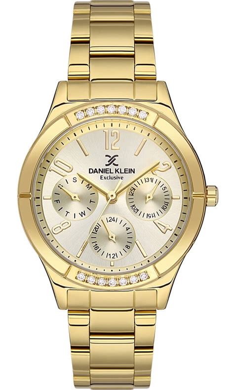Ceas De Dama Daniel Klein Inox Auriu Emag Ro
