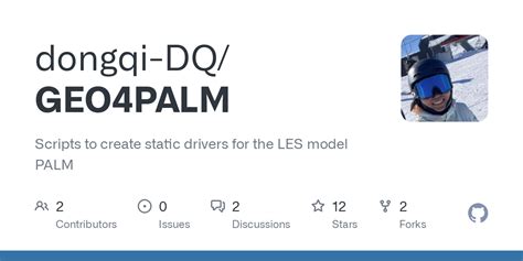 Dongqi Dq Geo4palm · Discussions · Github