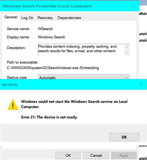 Cant Enable Indexing Windows 10 Forums