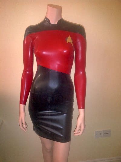 Star Trek Inspired Latex Dress By Shhh Couture Lat Tumbex