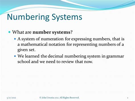 Cis 020 Assembly Programming Chapter 02 Numbering Systems And Data