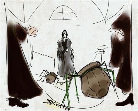 I Can Not Stop Imagining Severus Spider Cauldron Always Sleepy