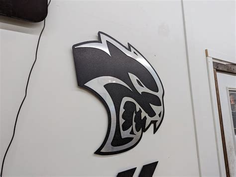 Hellcat® Garage Sign Officially Licensed Product Atomic Car Concepts