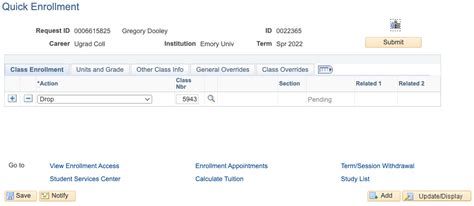 Adddropswap Quick Enroll Emory University Atlanta Ga