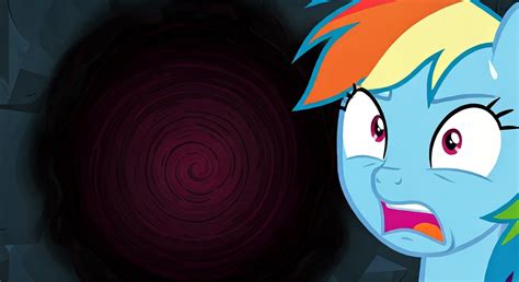 Mlp Rainbow Dash Scared Of Portal Ai By Tomartista On Deviantart
